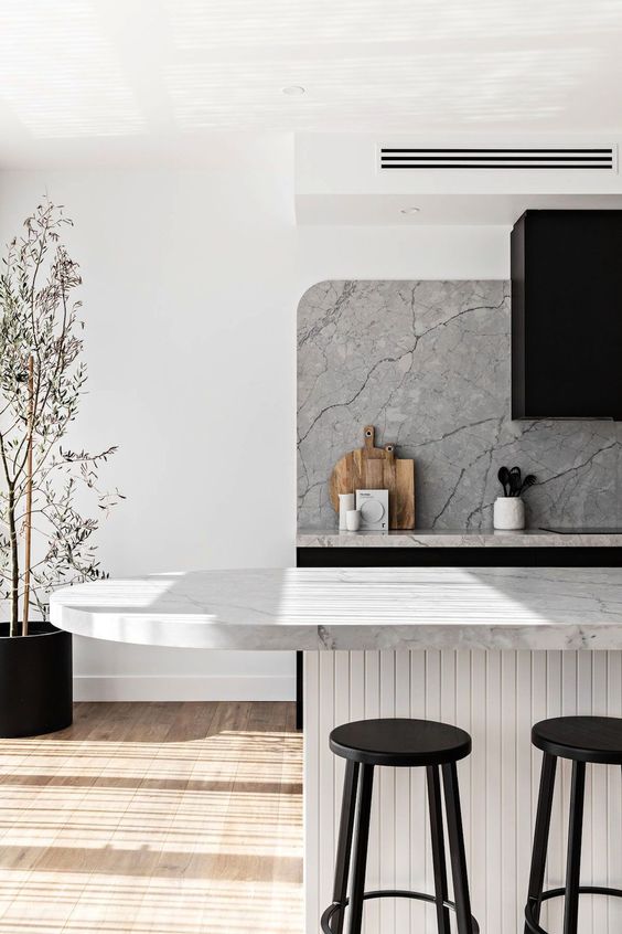 Having A Small Monochrome Kitchen Design - PeyRevent | Learning without ...